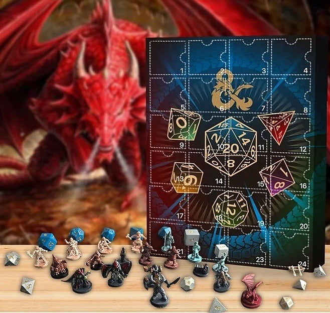 D&D Advent Calendar 2025 | 24 Miniatures, Dice, & Collectibles – DIYSLAND