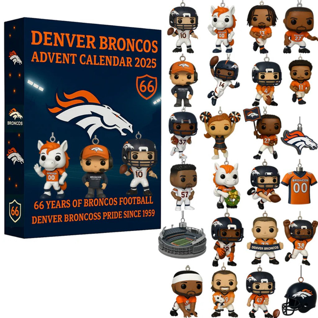 Denver Broncos Advent Calendar 2025 | 66th Anniversary | 24 Mini ...