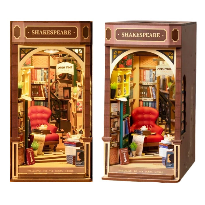 Craft Your Own Literary Haven: Shakespeare Bookstore DIY Book Nook Kit ...