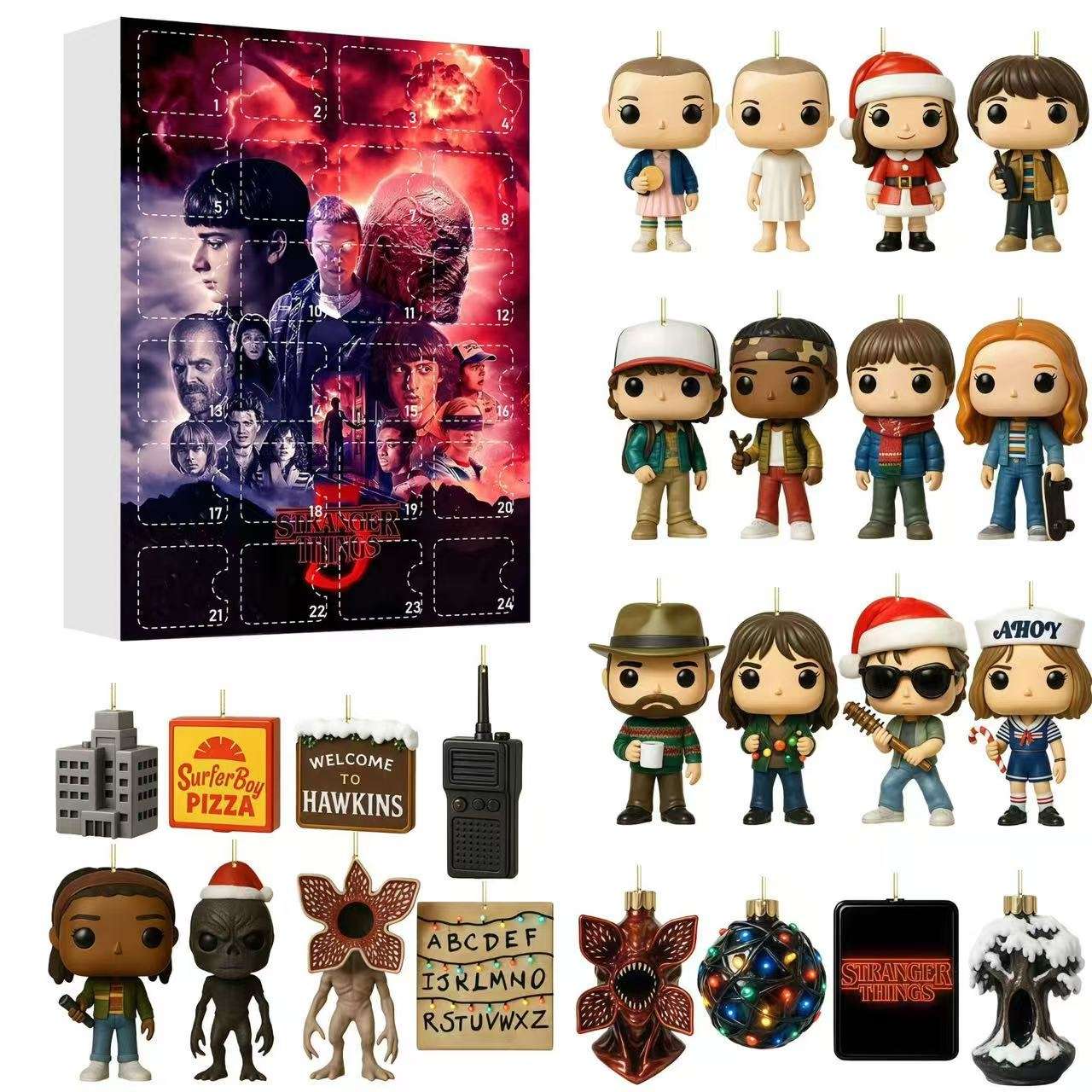 Stranger Things Advent Calendar 2025 | 24 Mini Figure Collectibles ...