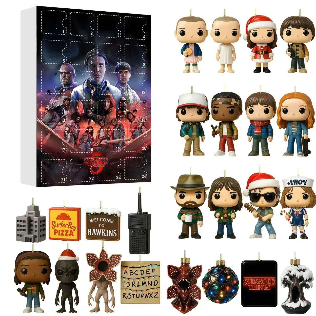 Stranger Things Advent Calendar 2025 | 24 Mini Figure Collectibles ...