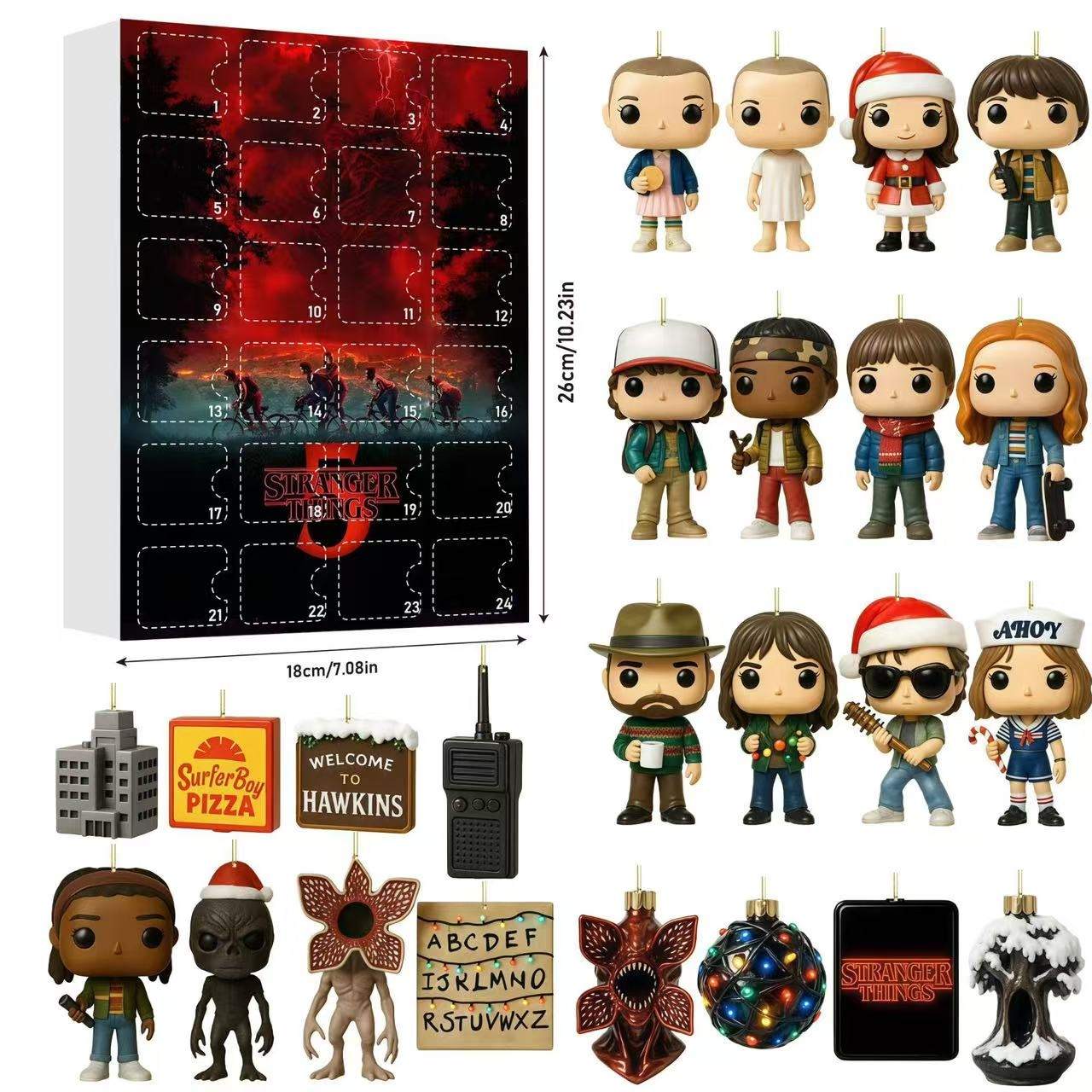 Stranger Things Advent Calendar 2025 | 24 Mini Figure Collectibles ...