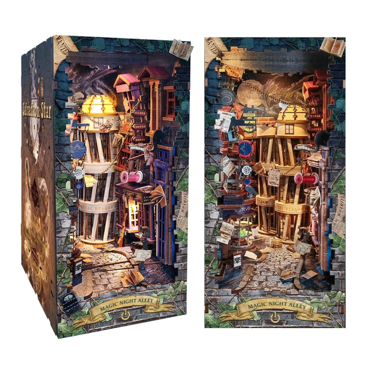 Woodworking Magic: DIY Wooden Book Nook Kits Collection | DIYSLAND